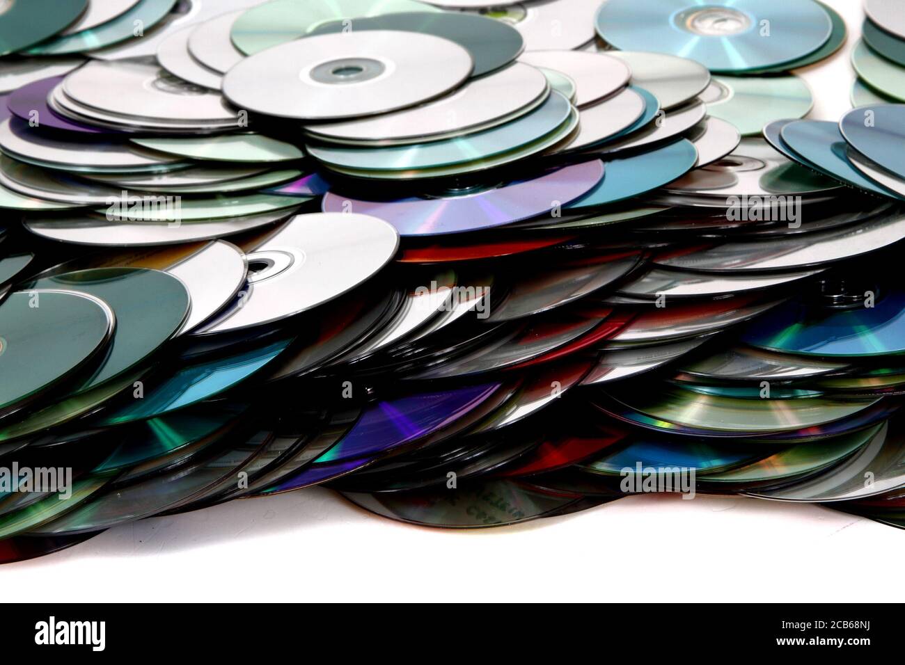 cd and dvd as nice technology background Stock Photo - Alamy