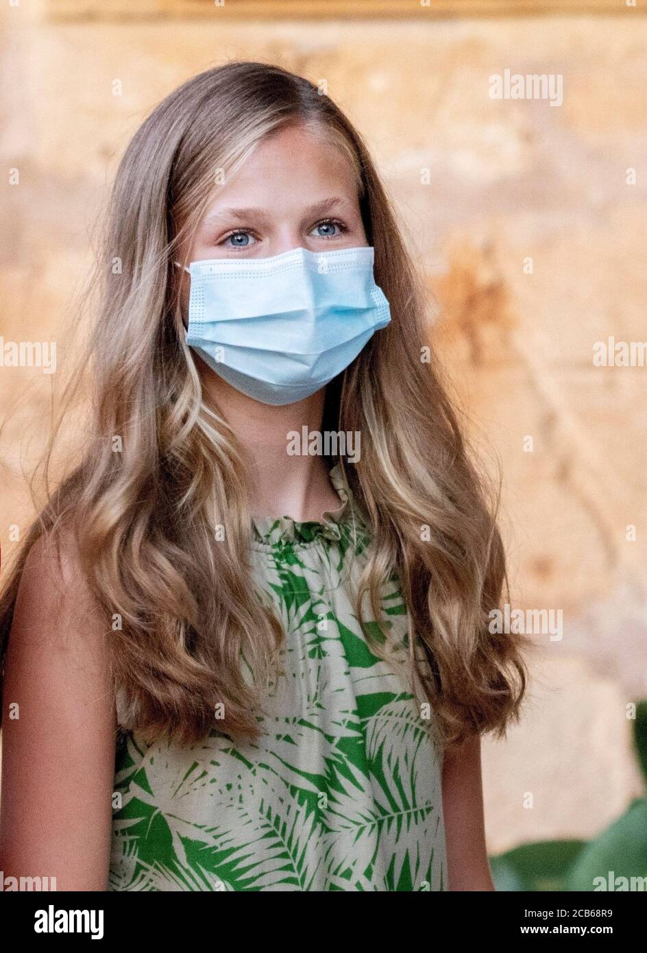 Petra, Spain. 10th Aug, 2020. Princess Leonor of Spain in Petra, on ...