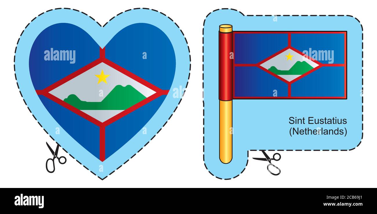 Sint Eustatius Flag Amazon.com : Sint Eustatius Flag 18'' X 12'' Cords