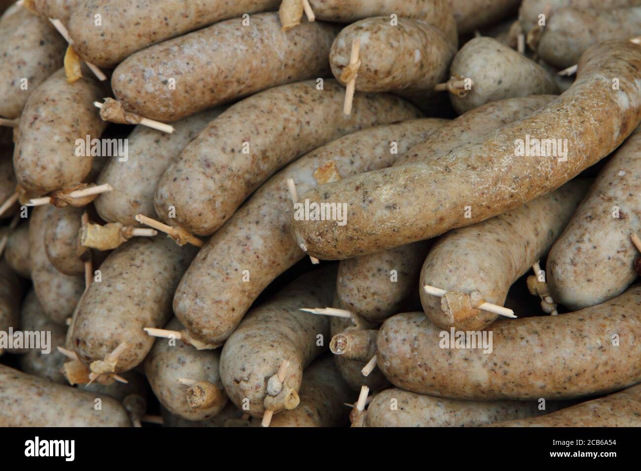 white pudding (czech traditional food) as nice background Stock Photo ...