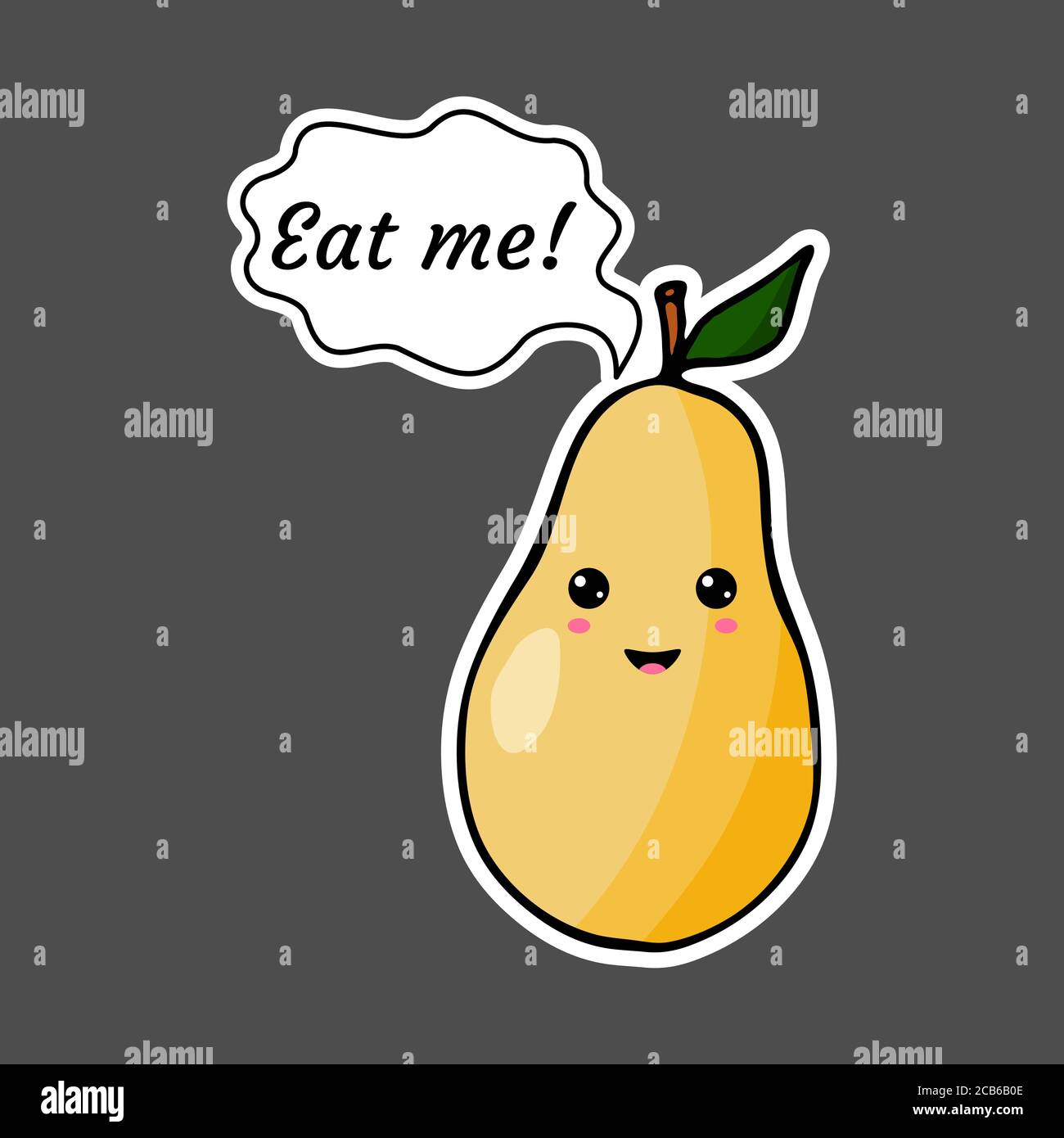 Cartoon pear hi-res stock photography and images - Alamy