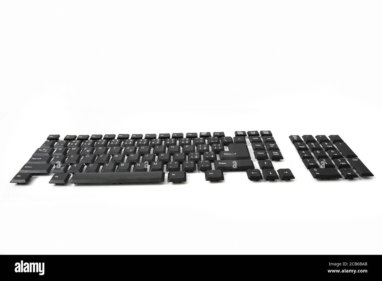 Keyboard From Alphabet, Signs, Numbers, Keyboard Keys Stock Photo - Alamy