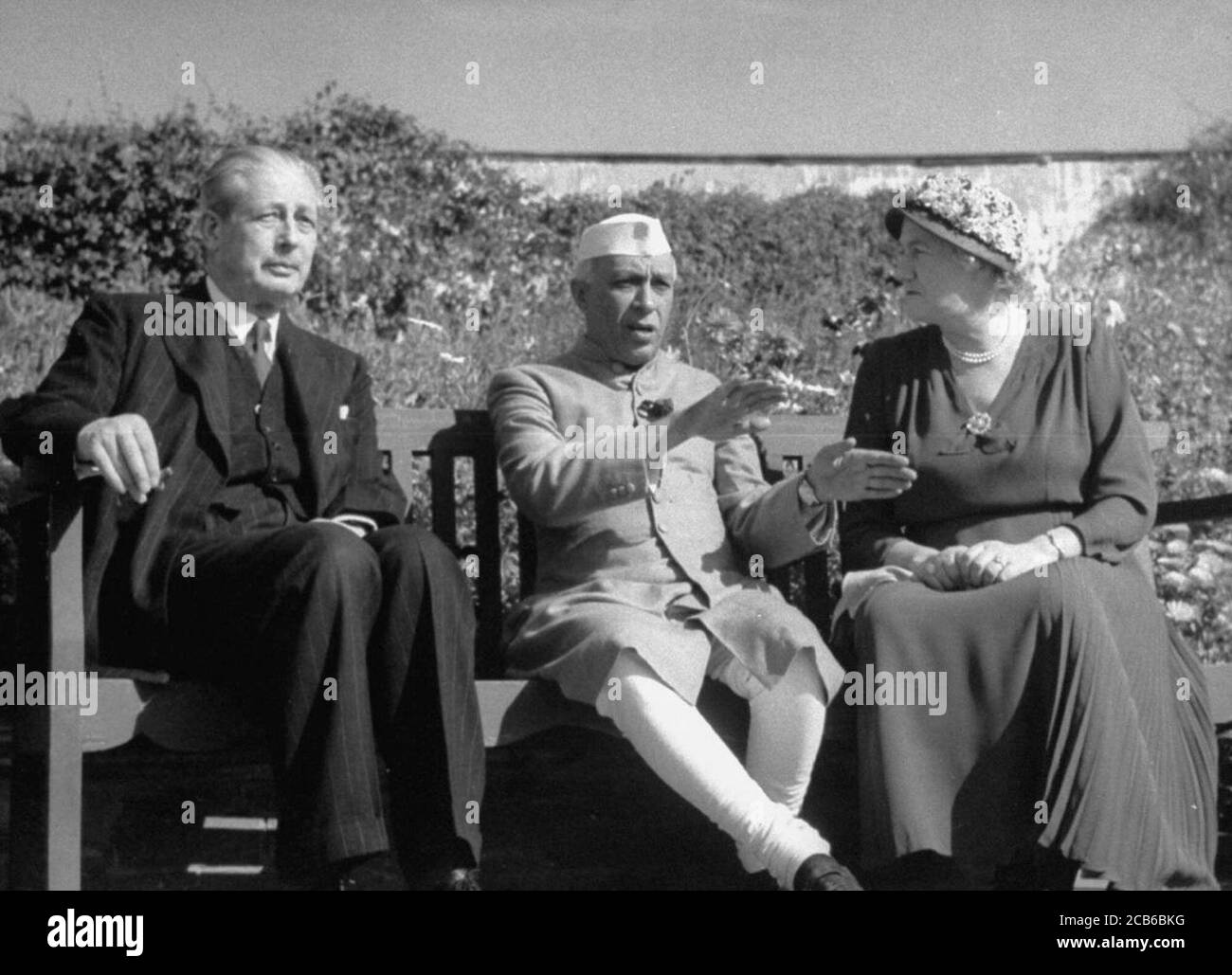 Jawaharlal Nehru With His Wife