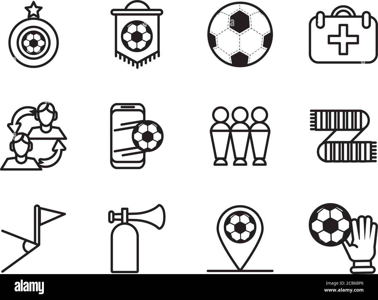 Management icon set 12 icons Stock Vector Images - Alamy