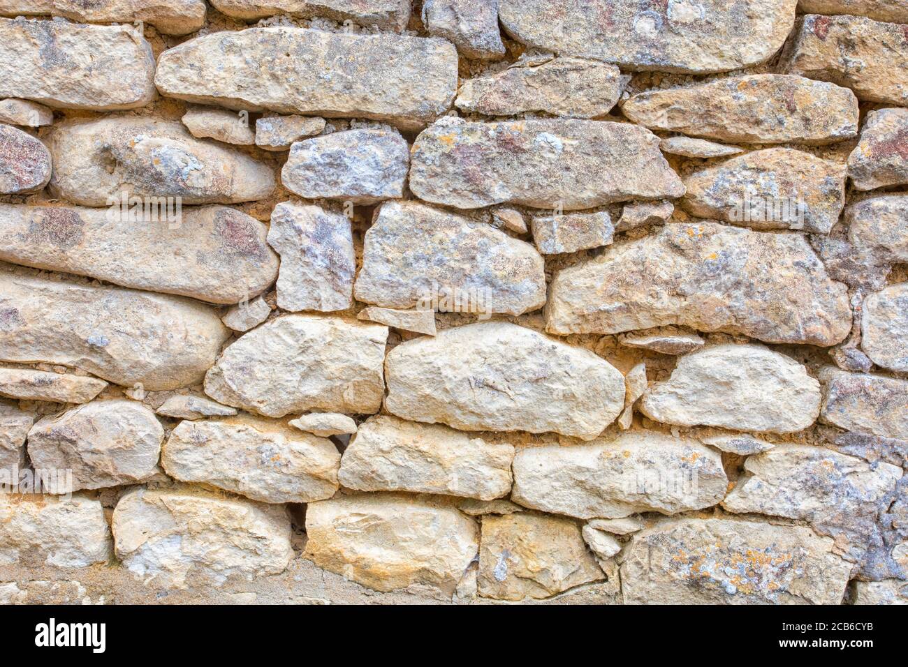 old cream colored stone wall Stock Photo - Alamy