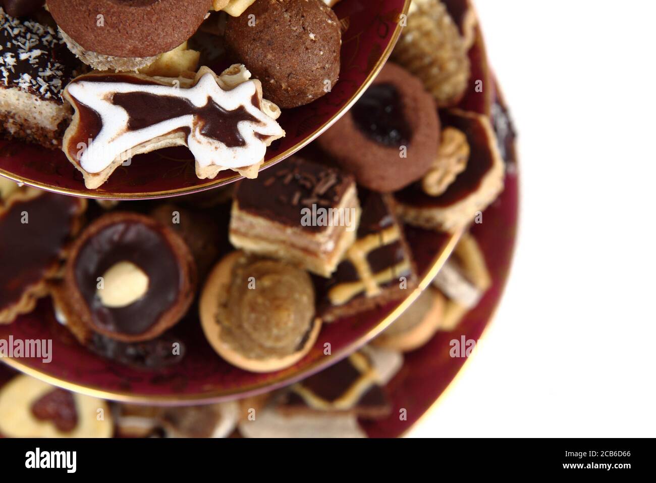 czech christmas cookies isolated on the white background Stock Photo ...