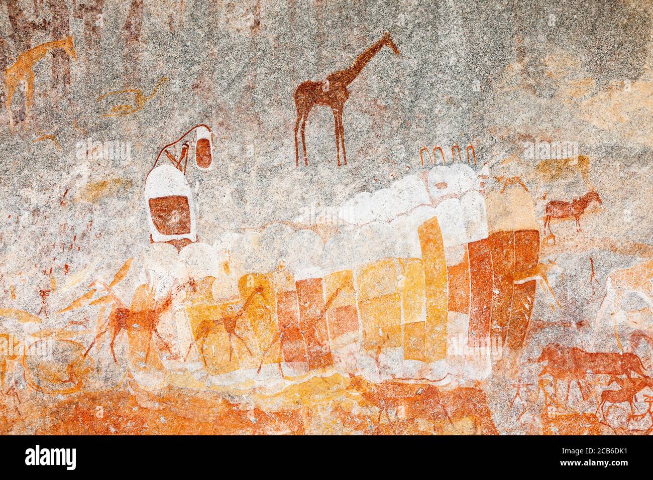 Matobo hills, "Inanke cave" rock painting site, rock art, Matobo ...