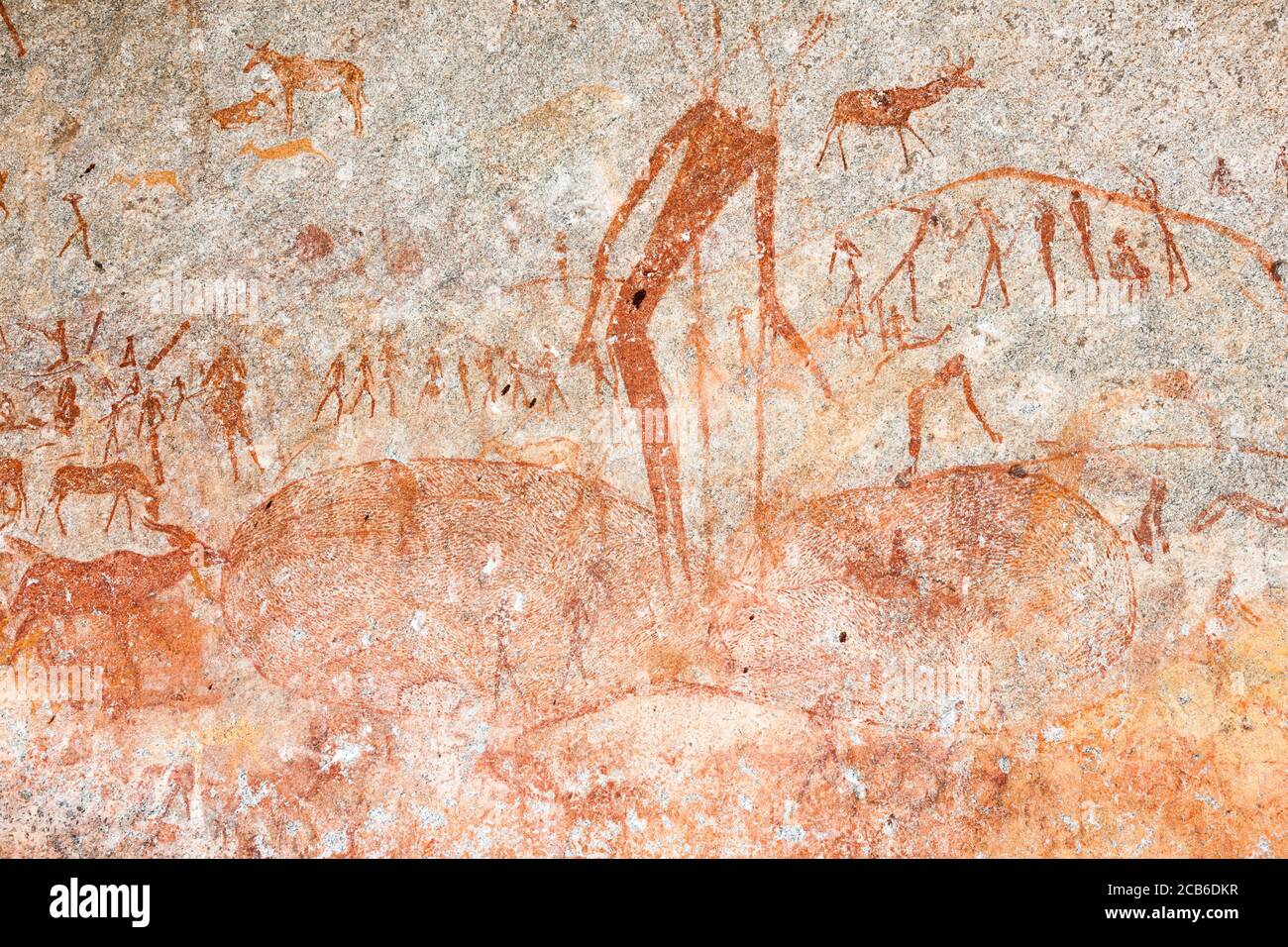 Matobo hills, "Inanke cave" rock painting site, rock art, Matobo ...