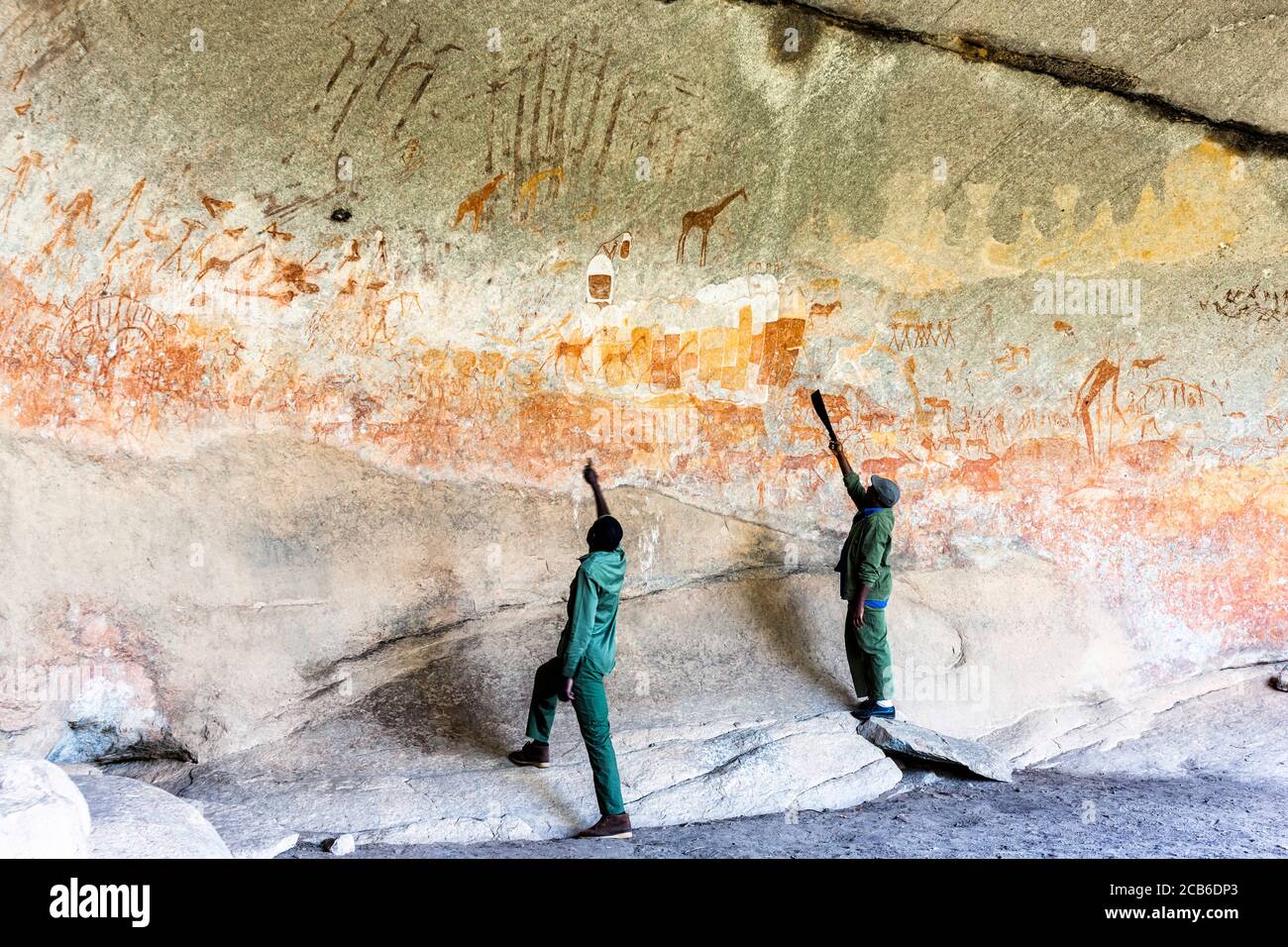 Matobo hills, "Inanke cave" rock painting site, rock art, Matobo ...