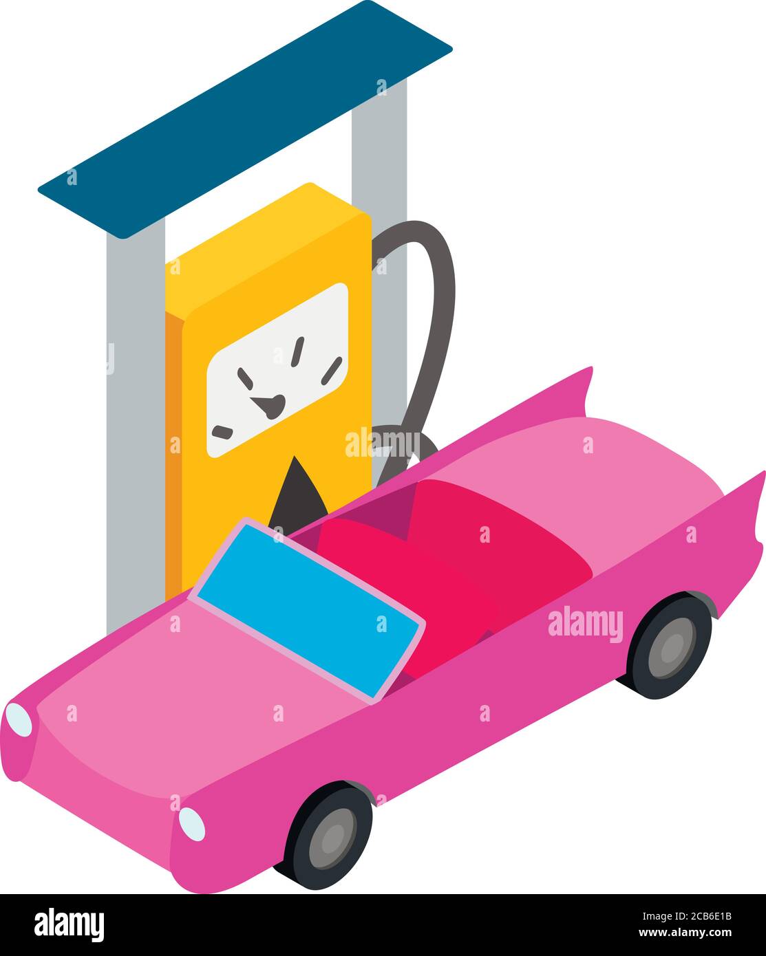 Pumping vehicle Stock Vector Images - Alamy
