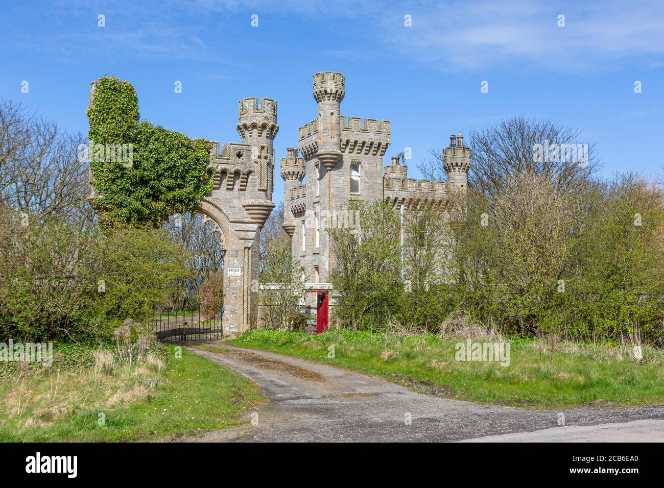 Thurso castle gatehouse Stock Photo - Alamy