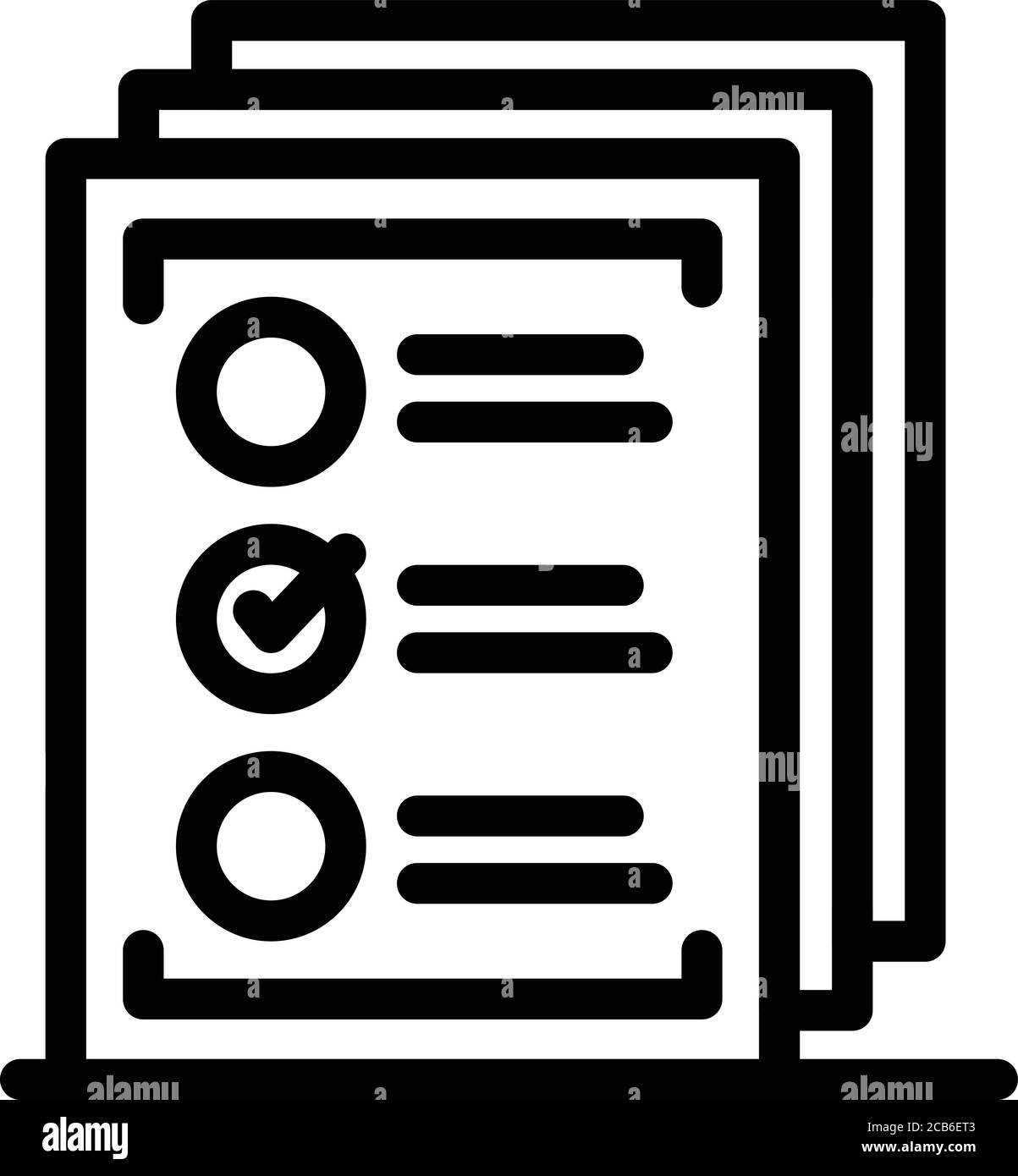 Checklist paper icon, outline style Stock Vector Image & Art - Alamy Checklist paper icon, outline style Stock Vector Image & Art - Alamy