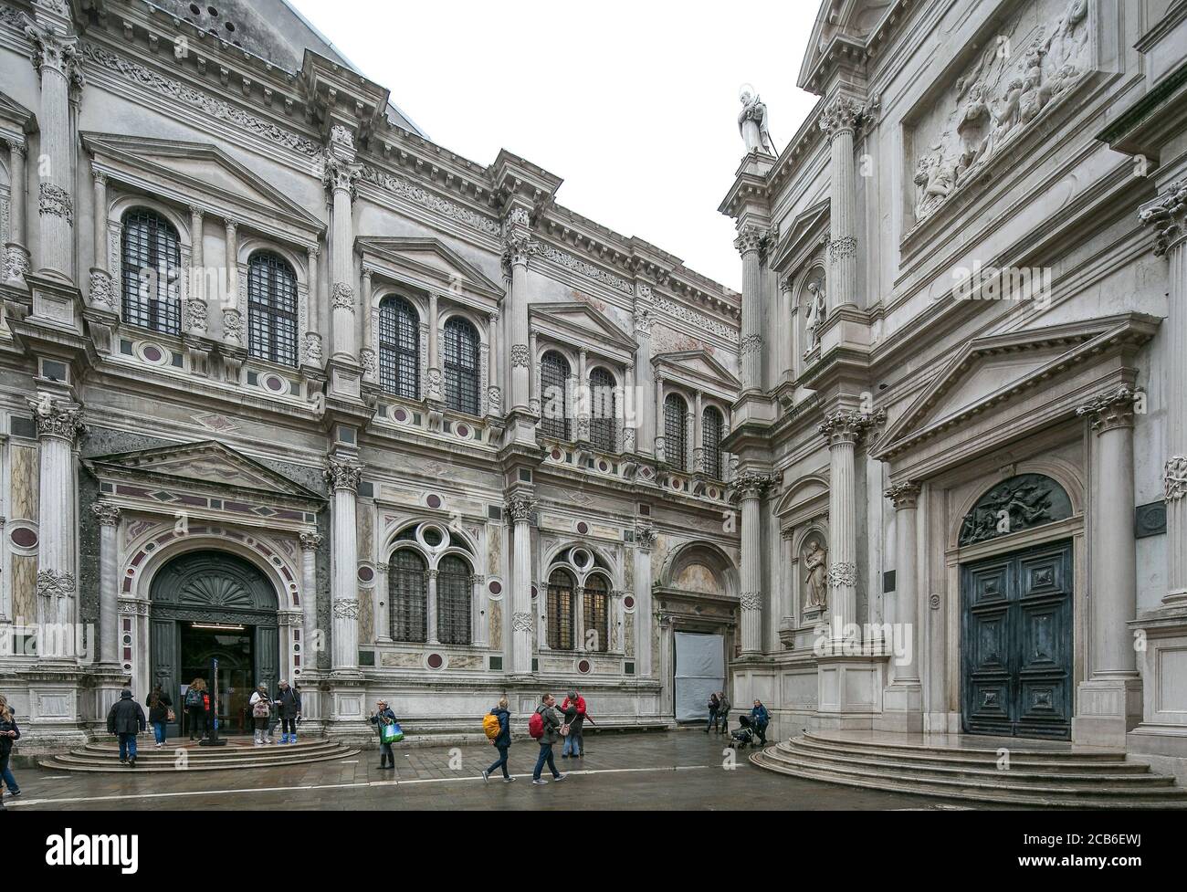 Venedig, Scuola Grande di San Rocco, erbaut ca. 1510-1549 von ...