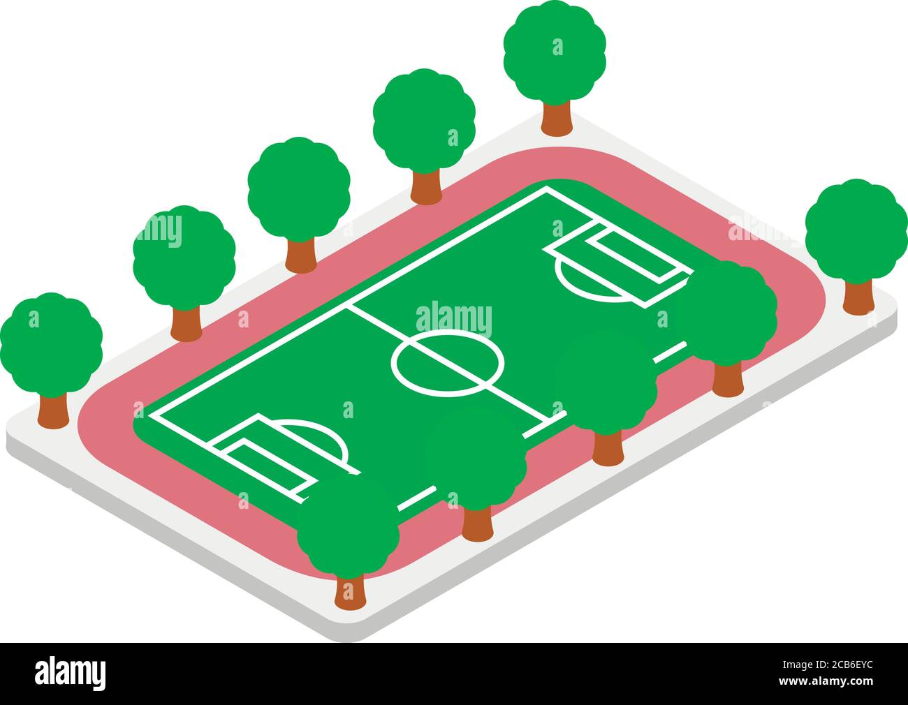 Football field icon, isometric style Stock Vector Image & Art - Alamy