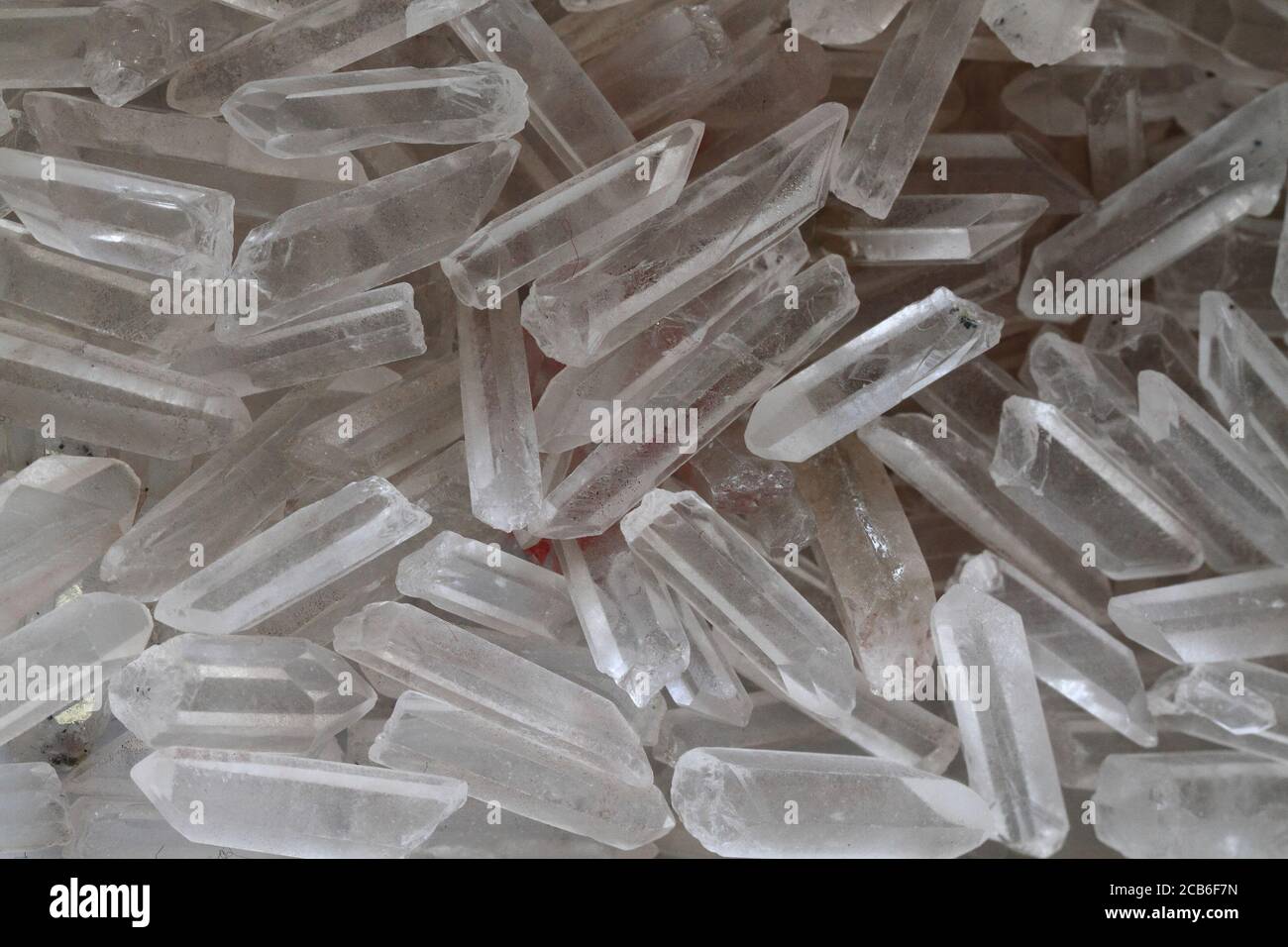 quartz crystal texture as natural mineral background Stock Photo - Alamy