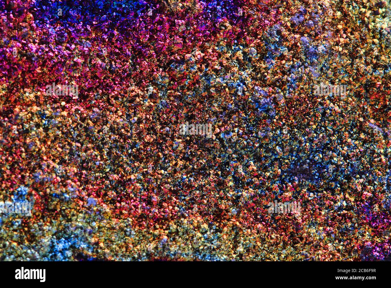 fantastic rainbow mineral metal background (abstract texture Stock ...