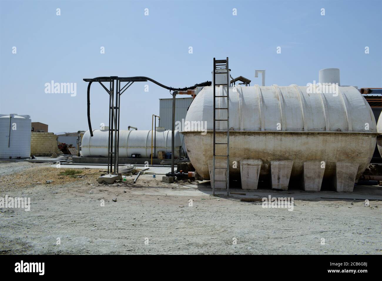sewage treatment plant. STP plant new installation Stock Photo - Alamy