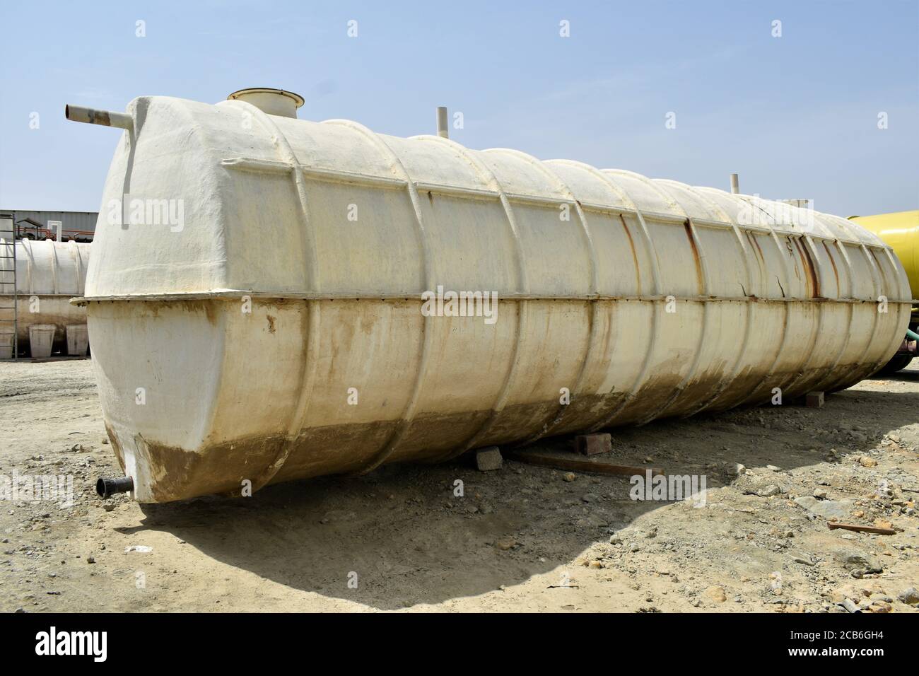 sewage treatment plant. STP plant new installation Stock Photo - Alamy