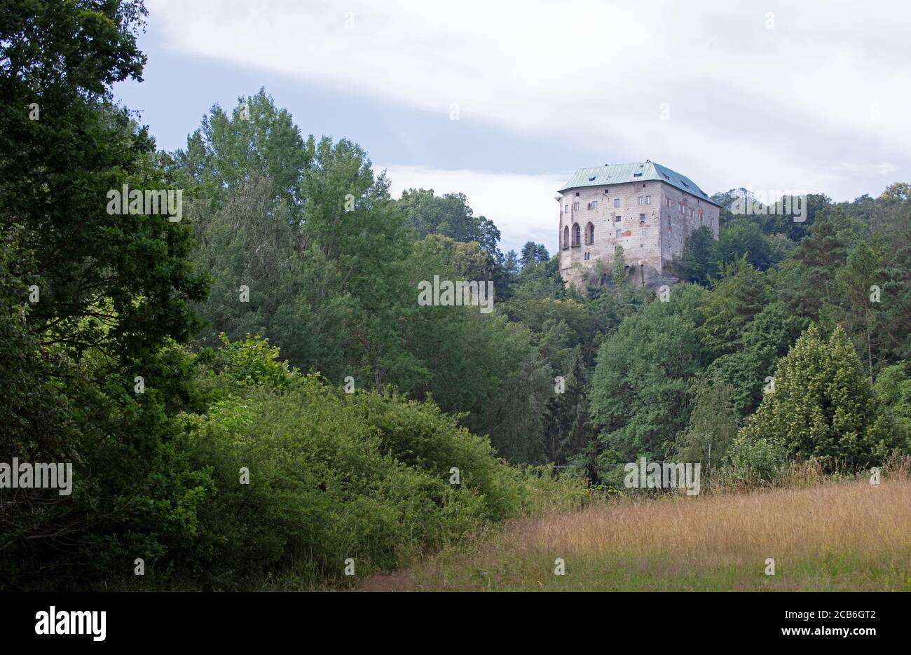 Houska Castle is an early Gothic castle. It is one of the best ...