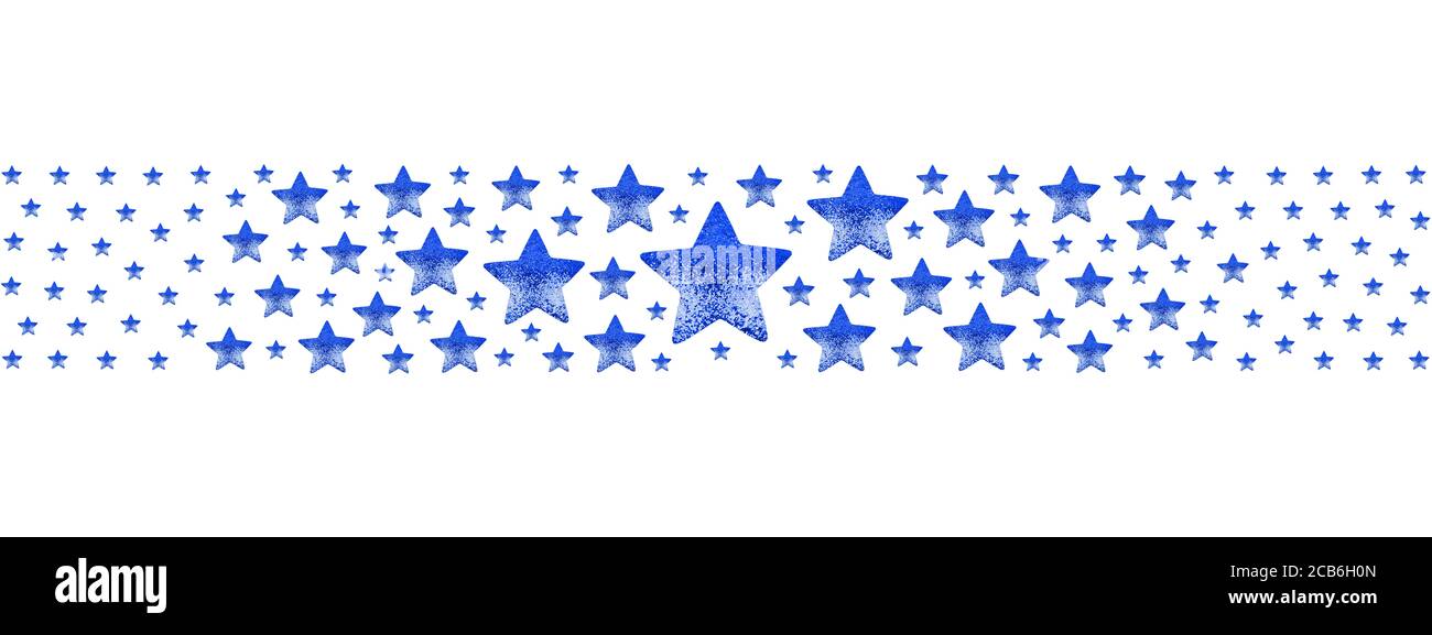 Blue Star Border