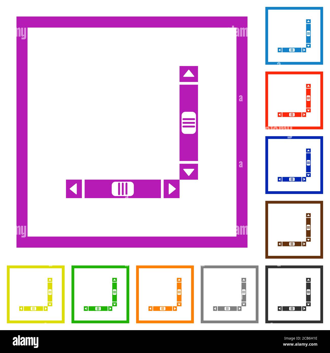 Scrollbarscrollbar Stock Vector Images - Alamy