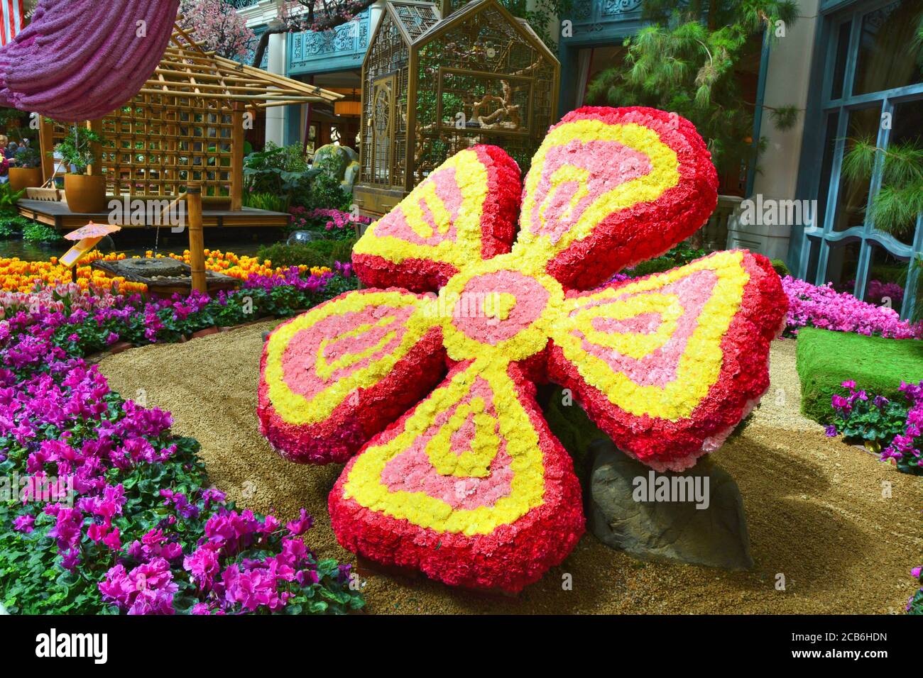 LAS VEGAS, USA - MARCH 20, 2018 : Bellagio Conservatory and Botanical ...