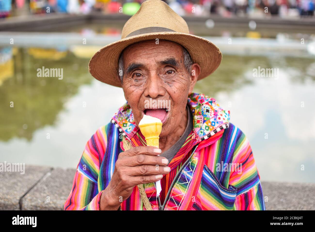 Guatemala City / Guatemala - September 15, 2016: portrait of old ...