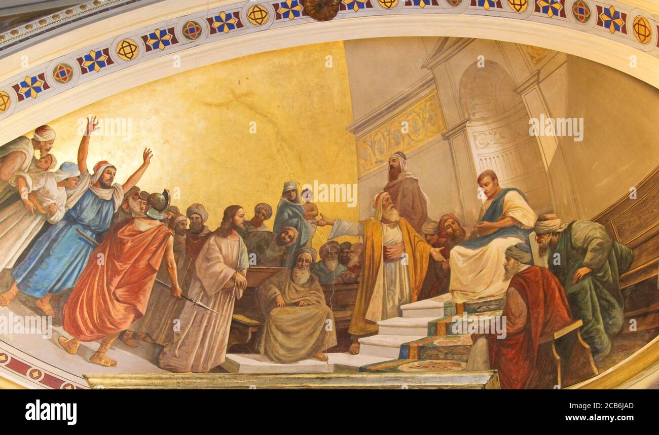 Jesus Pilate Painting High Resolution Stock Photography and Images - Alamy