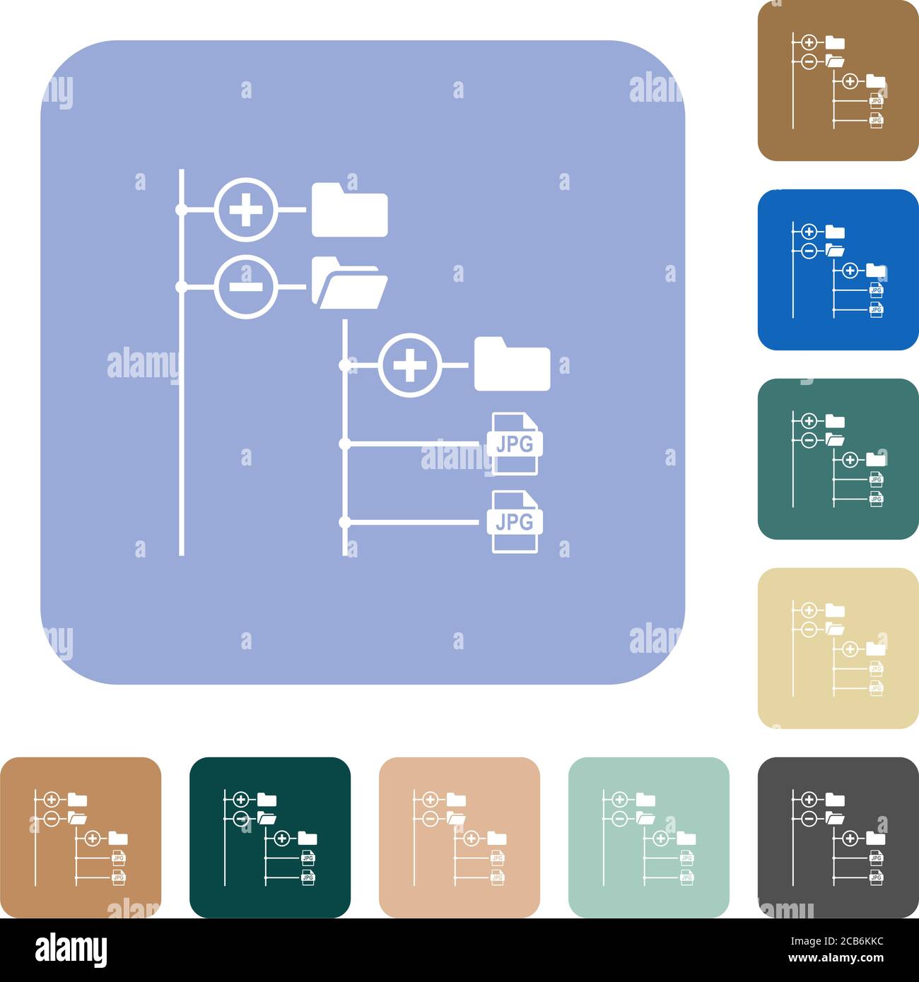 Computer folders hierarchy hi-res stock photography and images - Alamy
