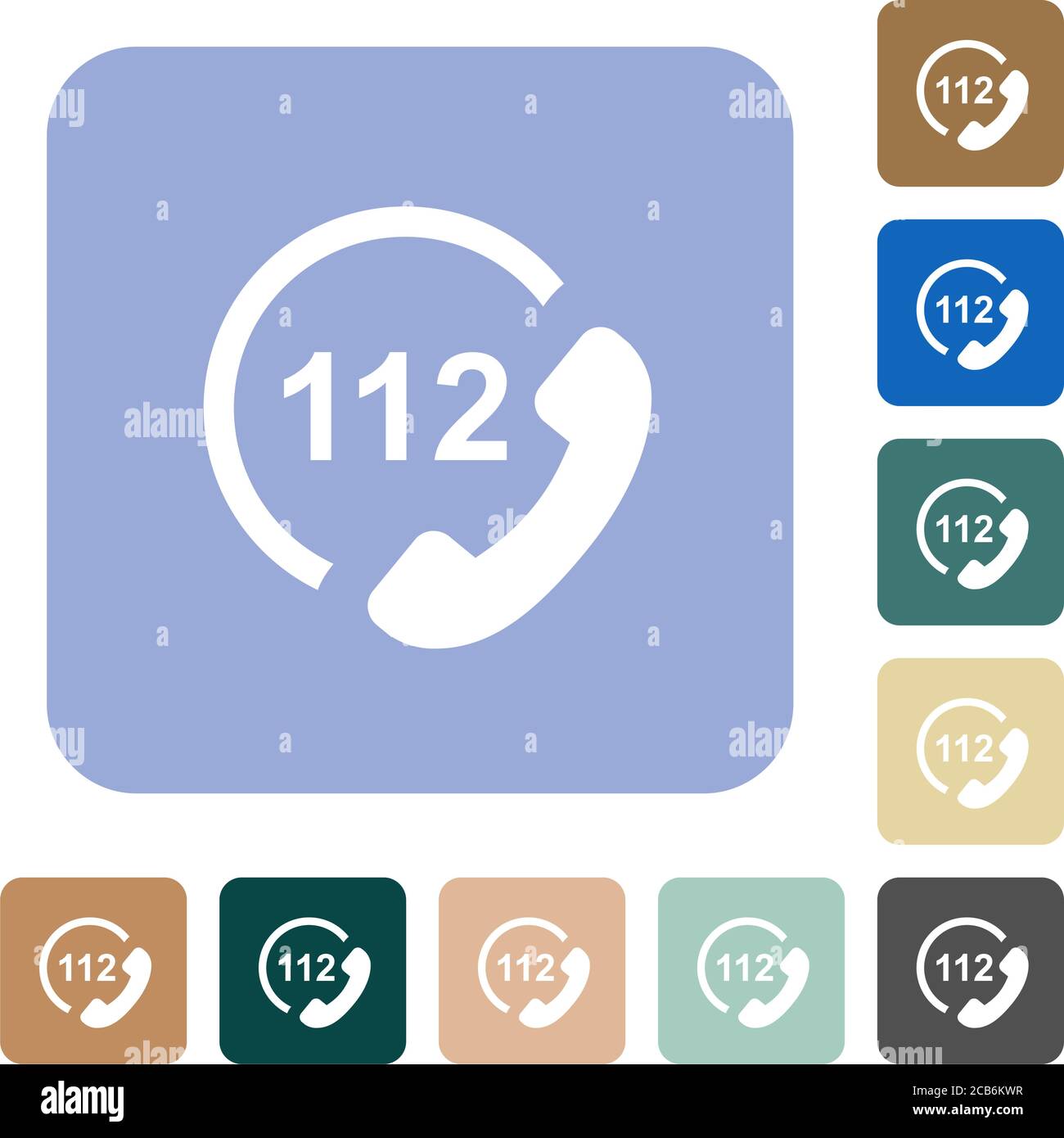 112 emergency number Stock Vector Images - Alamy
