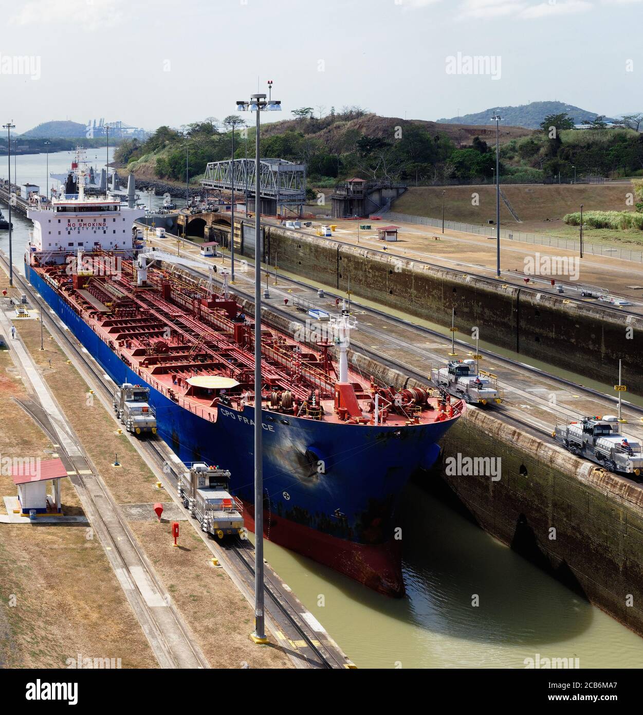 Panama canal chemical tanker hi-res stock photography and images - Alamy
