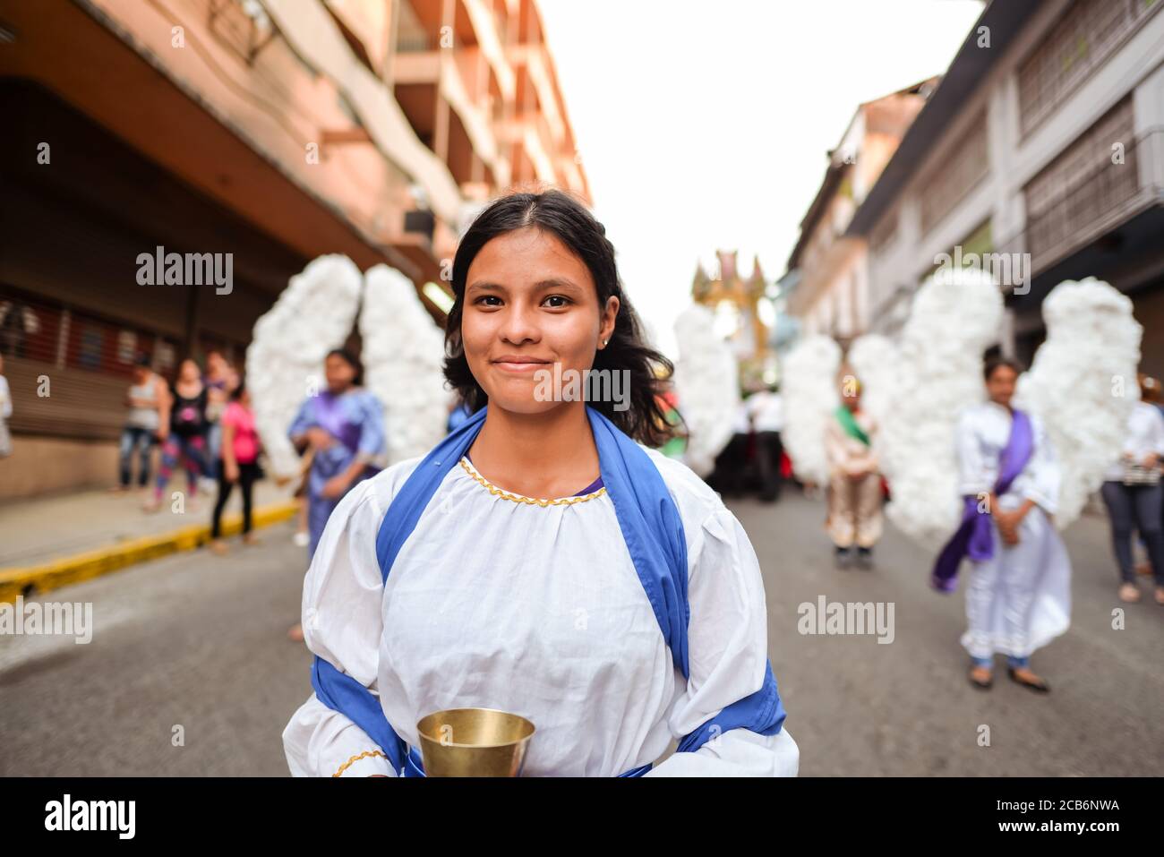 Panama City / Panama - March 25, 2016: Religious procession during Holy ...