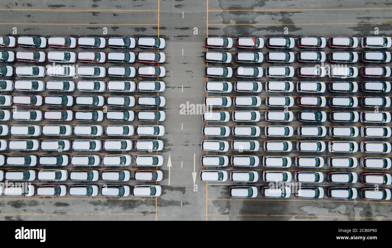 Car dealership aerial hi-res stock photography and images - Alamy