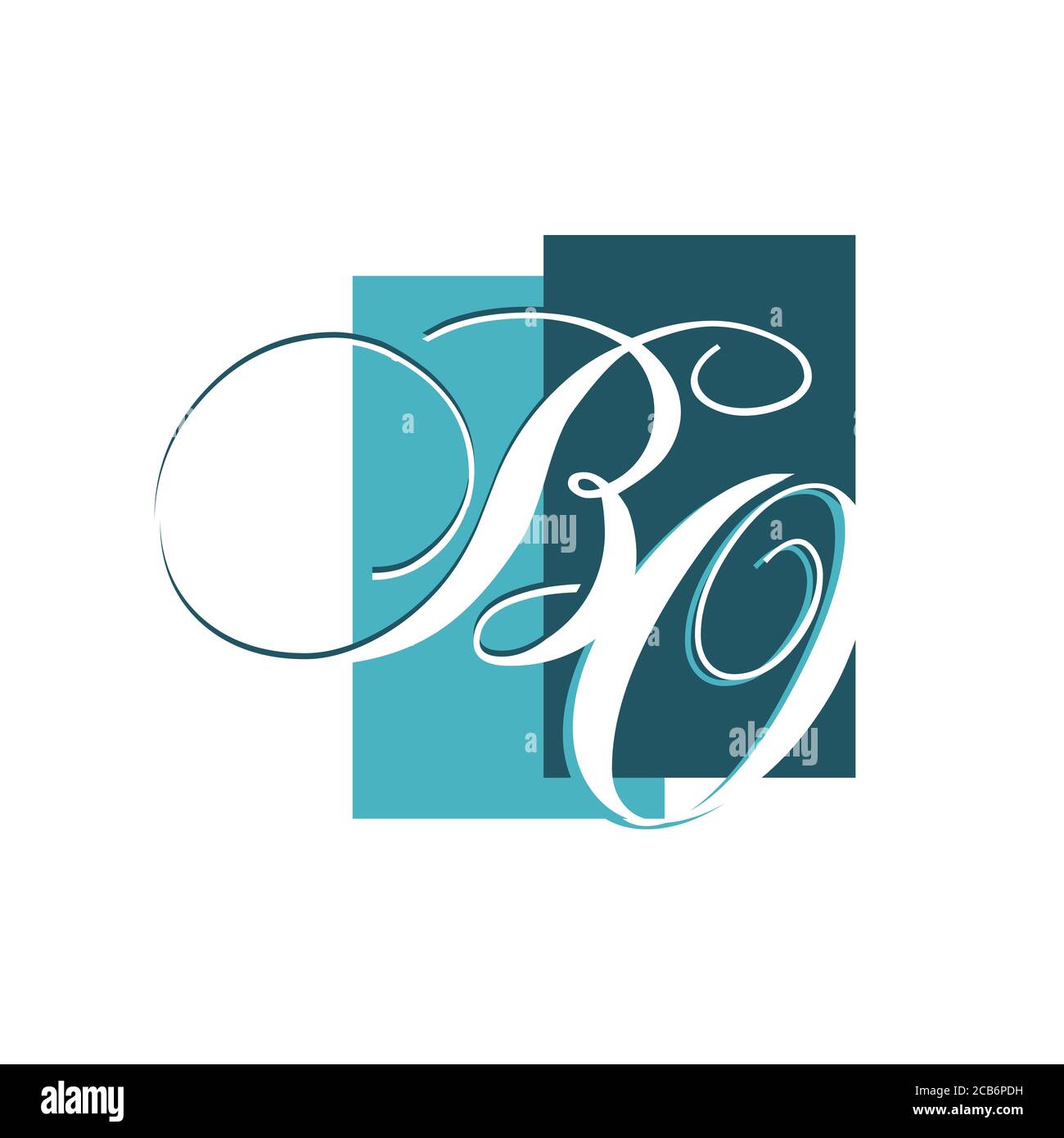 curvy luxury b initial letter B logo graphic concept vector icon ...