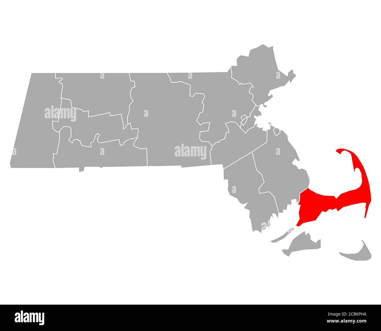 Map of barnstable hi-res stock photography and images - Alamy