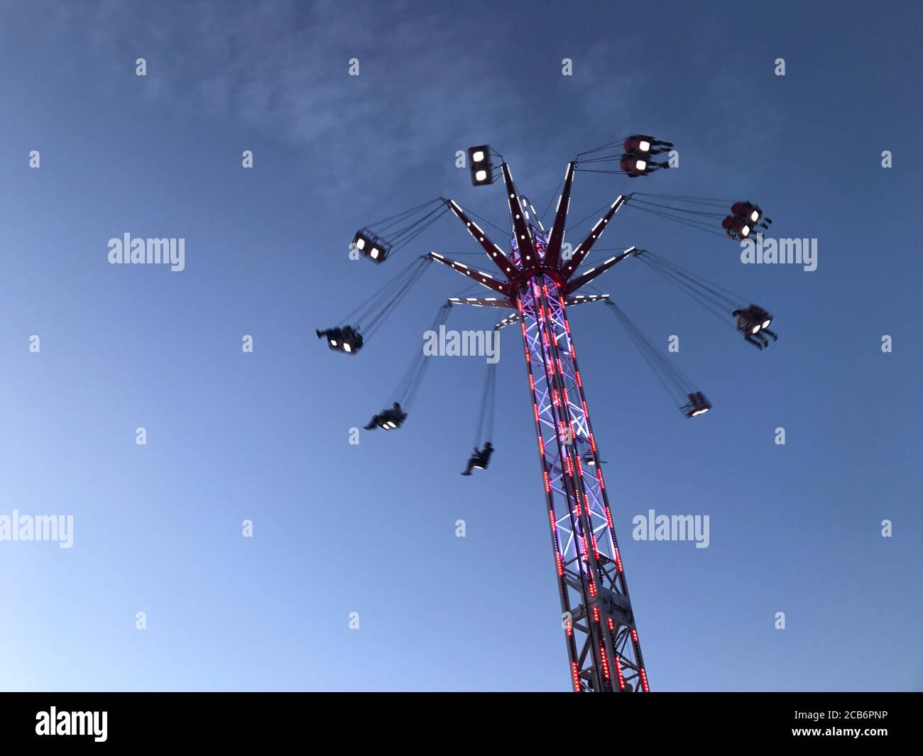 Fairground swing ride children hi-res stock photography and images - Alamy