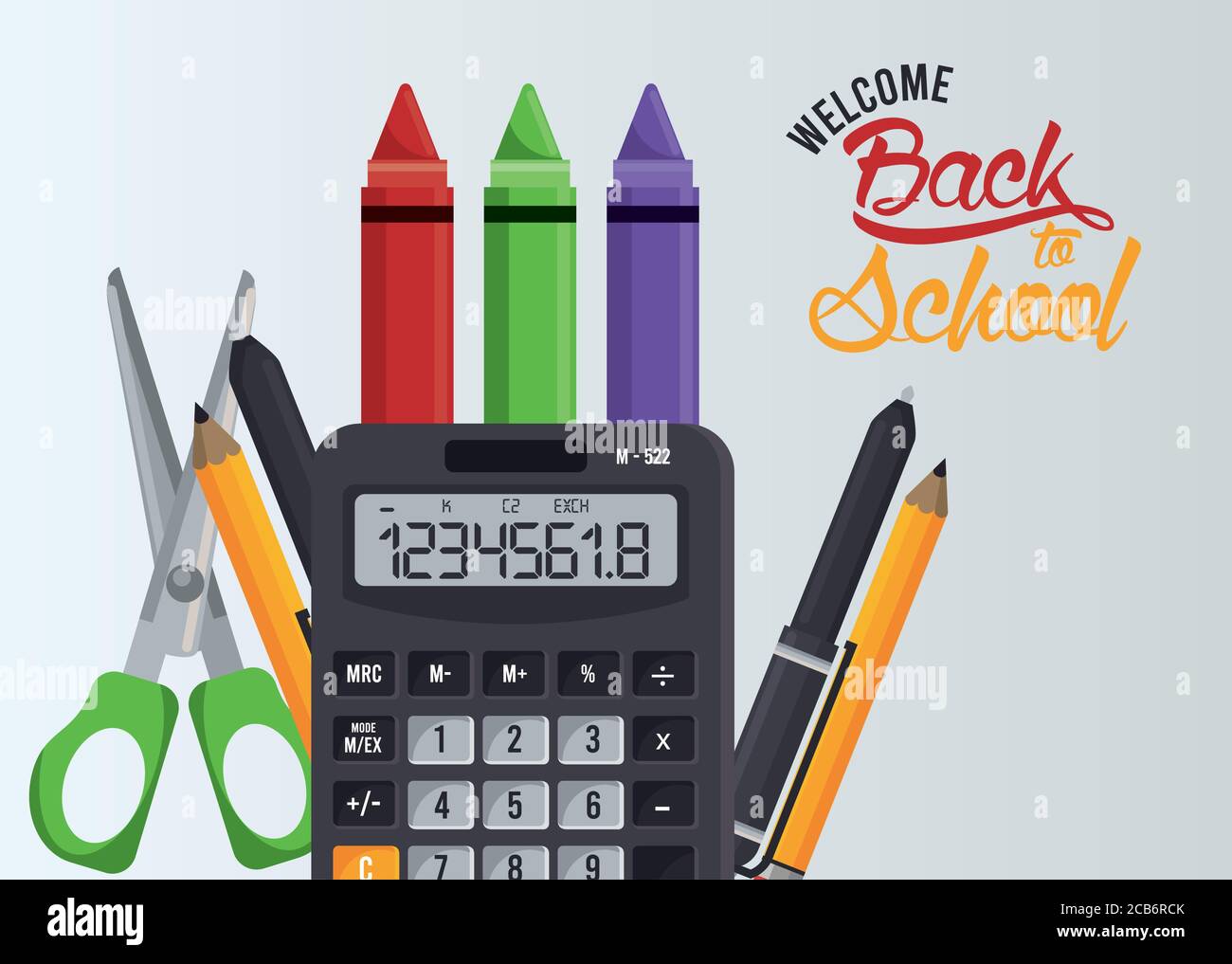 Welcome back school math class hi-res stock photography and images - Alamy