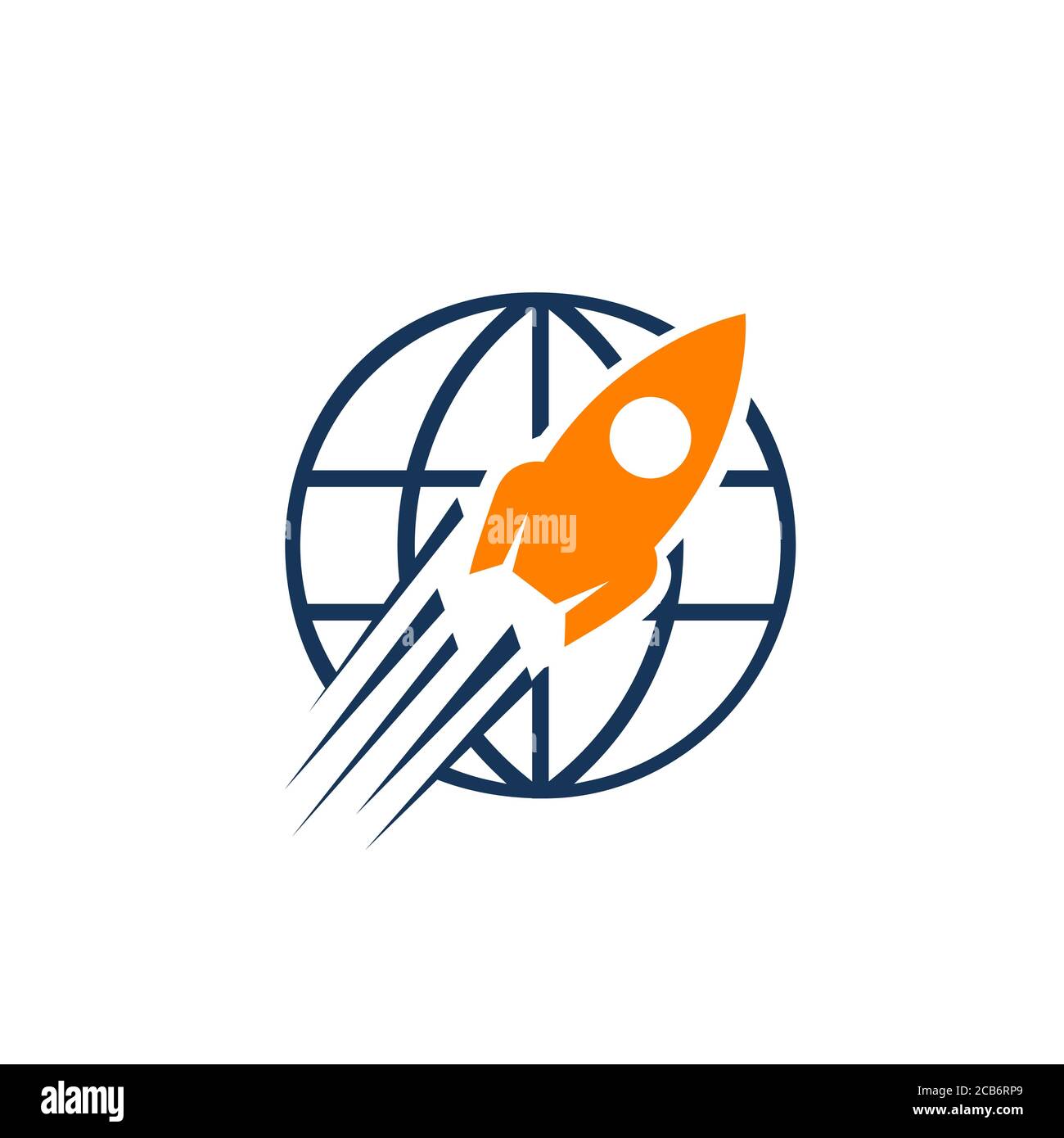 Rocket Launch Sign Launching Startup, New Business Concept, Rocket