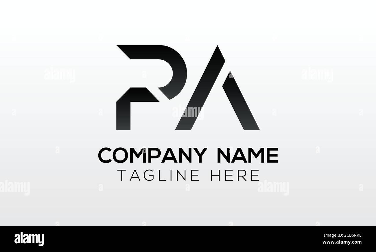 Initial PA Letter Logo With Creative Modern Business Typography Vector ...