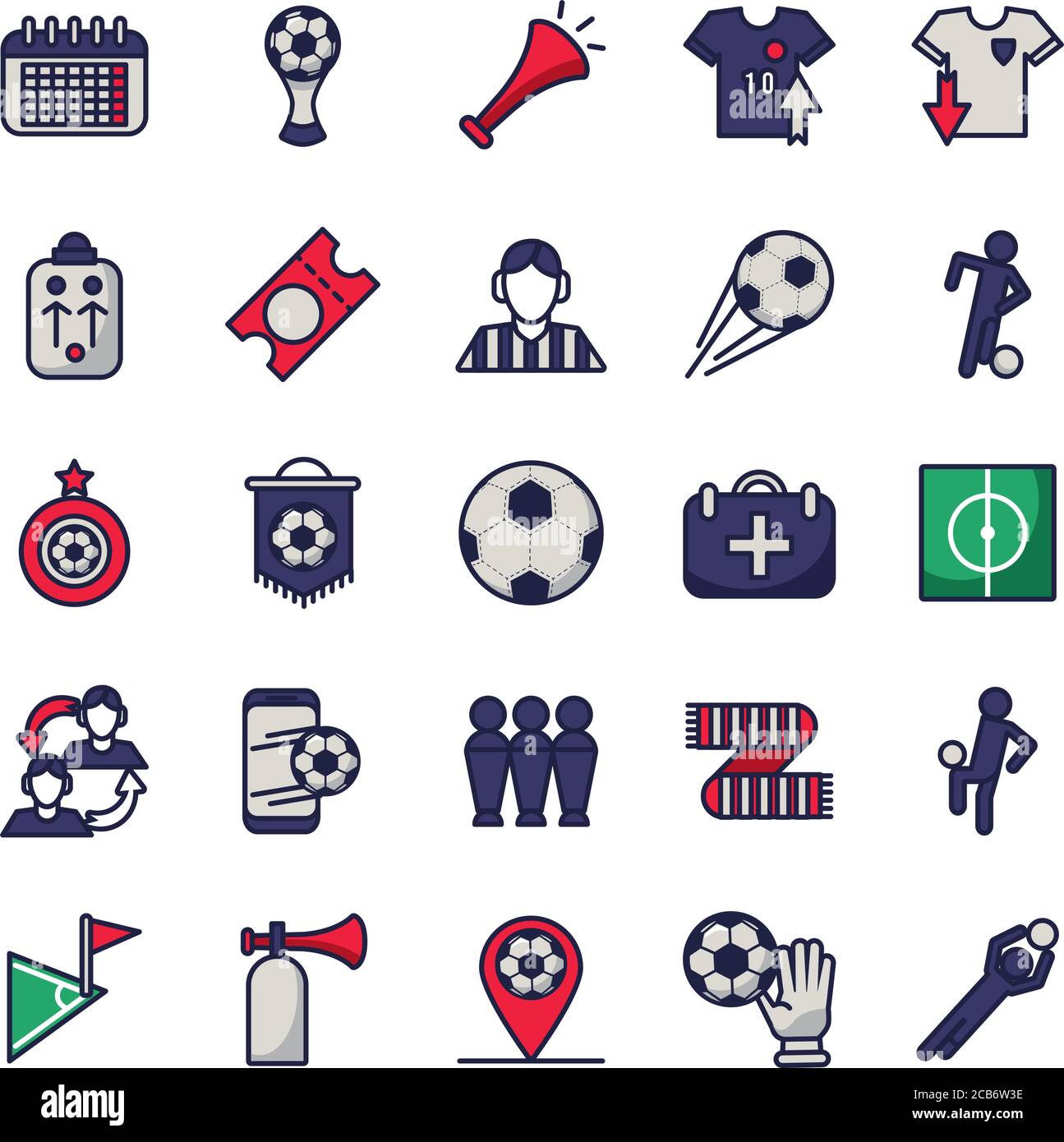 Five to five football Stock Vector Images - Alamy