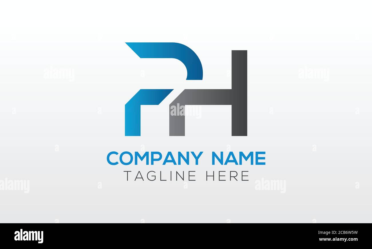 Initial PH Letter Logo With Creative Modern Business Typography Vector ...