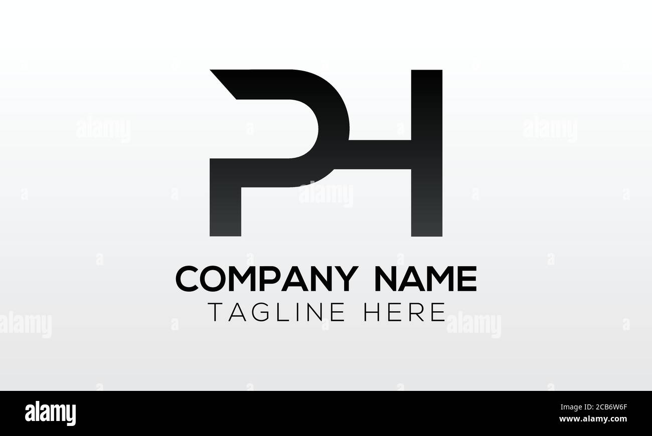 Initial PH Letter Logo With Creative Modern Business Typography Vector ...