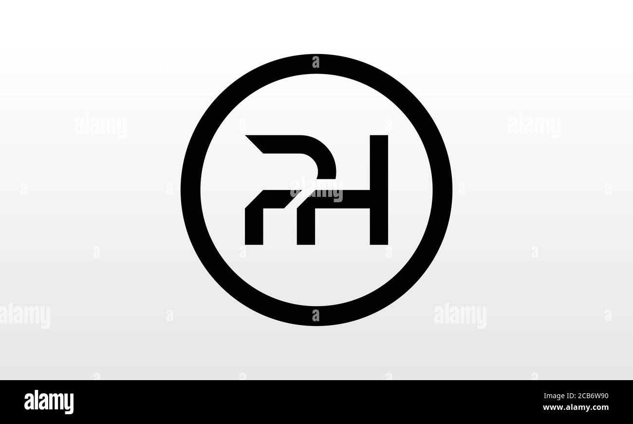 Initial PH Letter Logo With Creative Modern Business Typography Vector ...