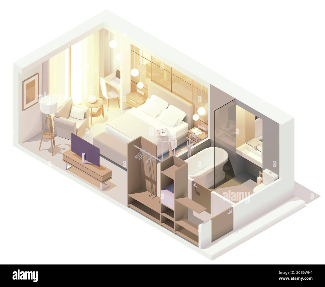 Modern luxury interior living room Stock Vector Images - Alamy