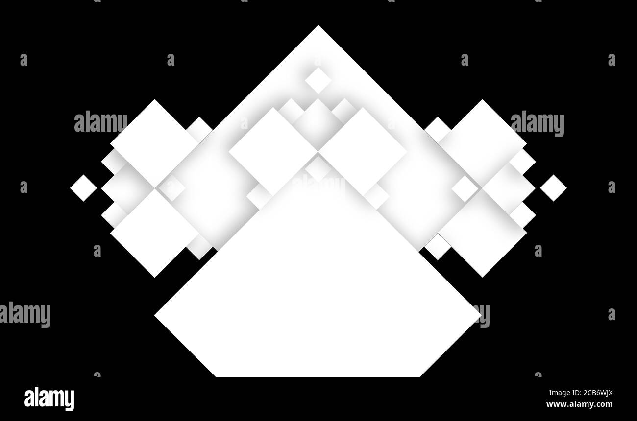 abstract concept design made of squares creating a design by ...