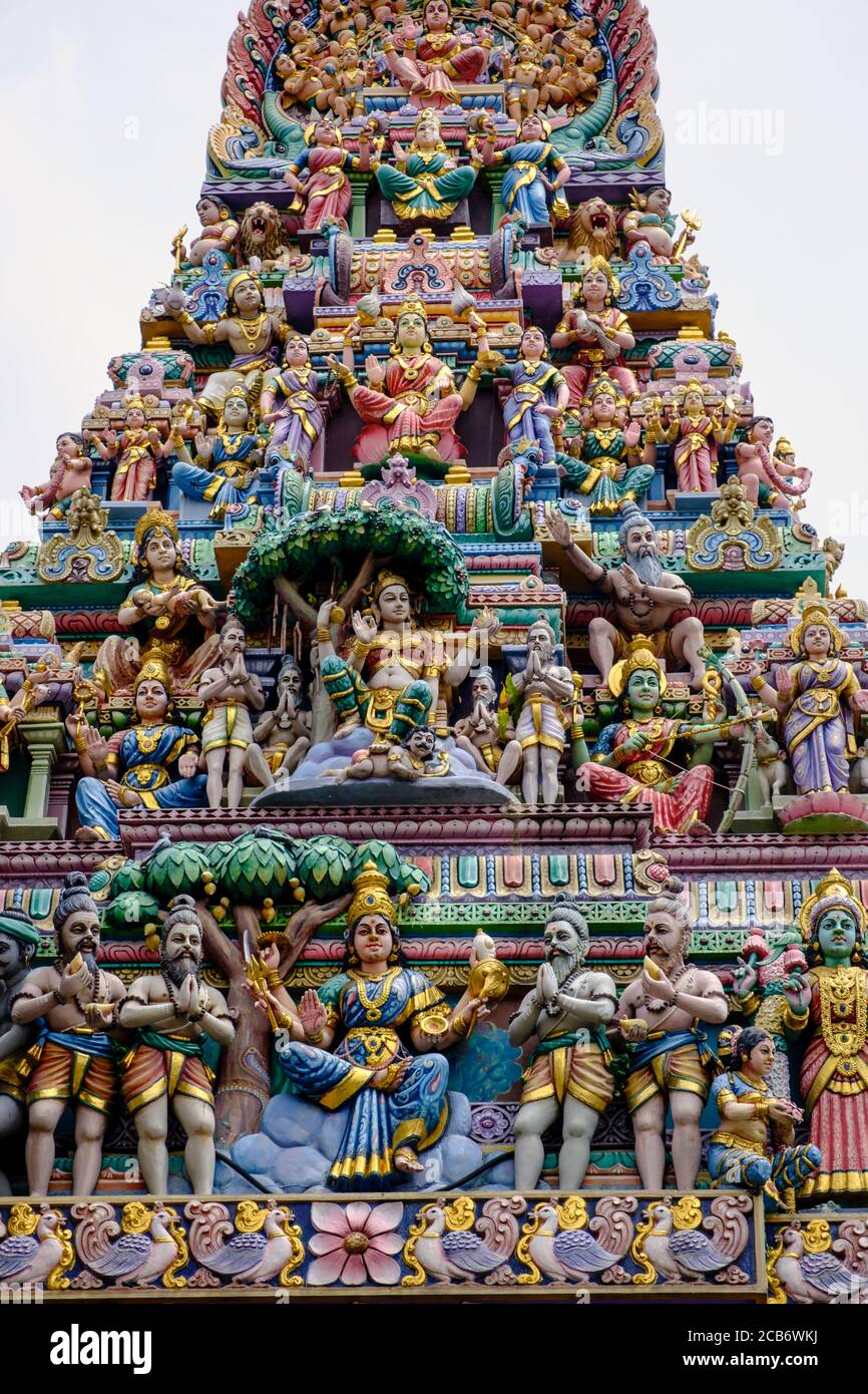 Shree Lakshminarayan Temple, Little India, Singapore Stock Photo - Alamy