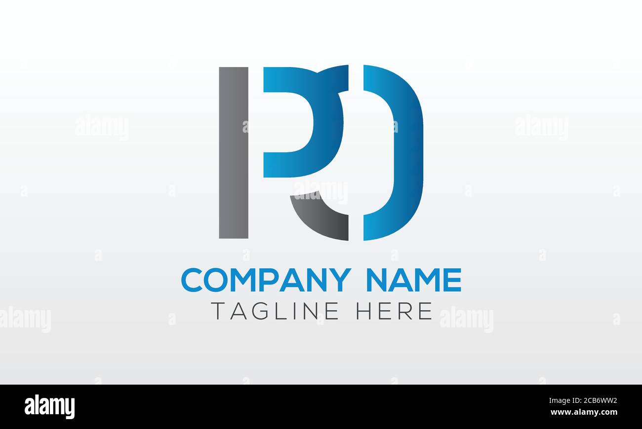 Initial PO Letter Logo With Creative Modern Business Typography Vector ...