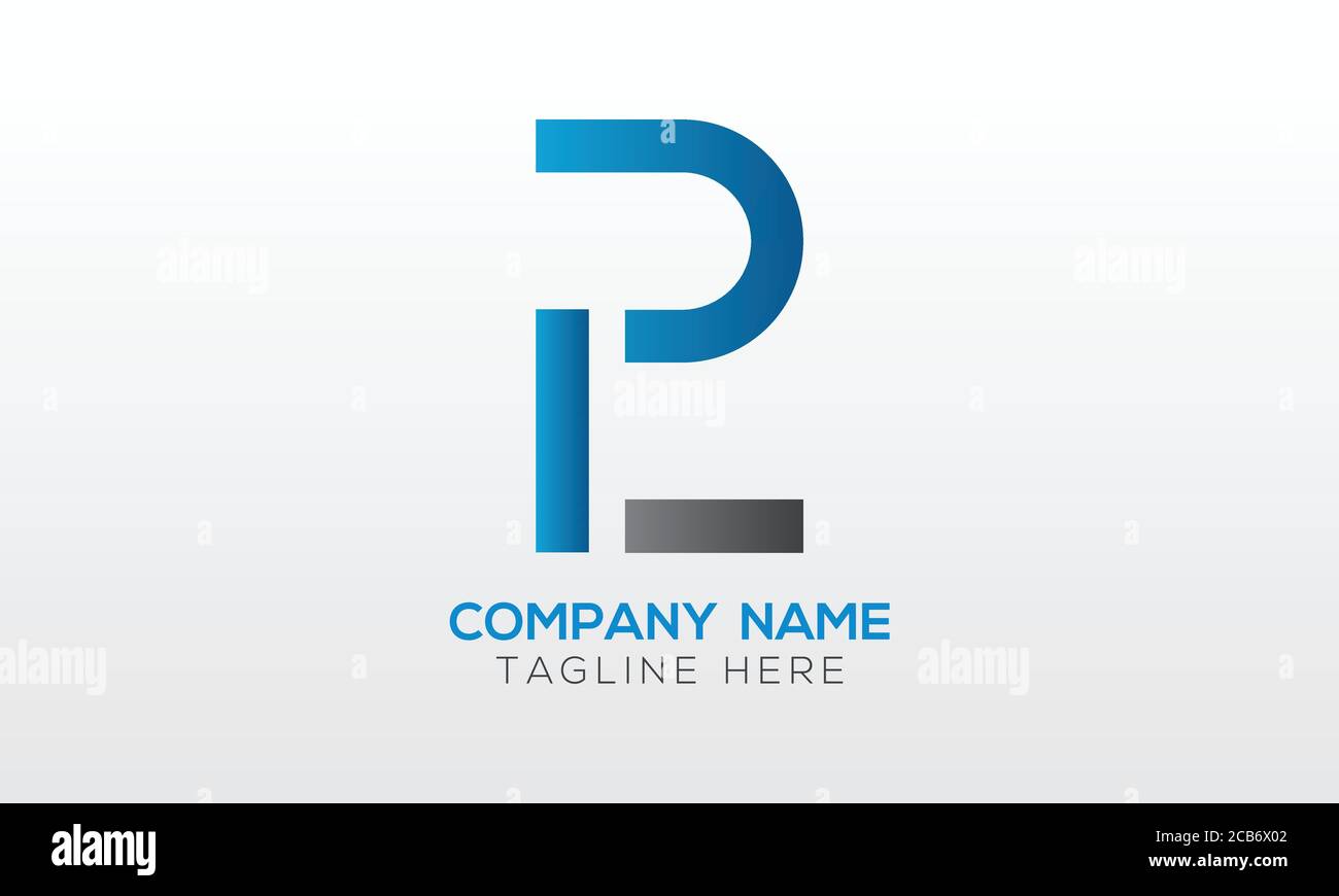 Initial PL Letter Logo With Creative Modern Business Typography Vector ...