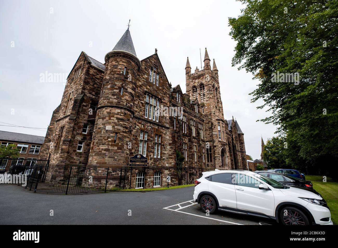 The main building of Belfast Royal Academy in Northern Ireland. The ...