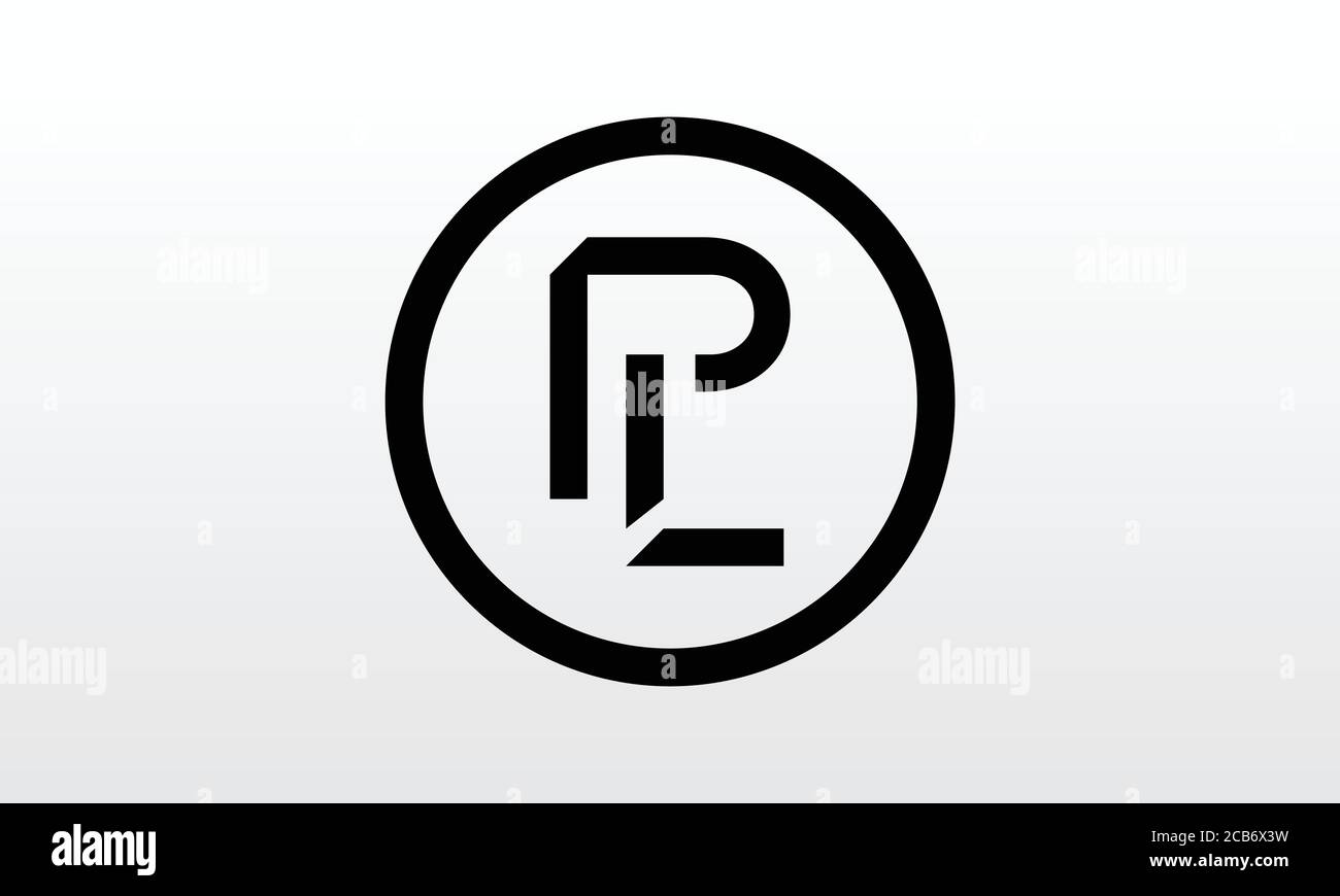 Initial PL Letter Logo With Creative Modern Business Typography Vector ...